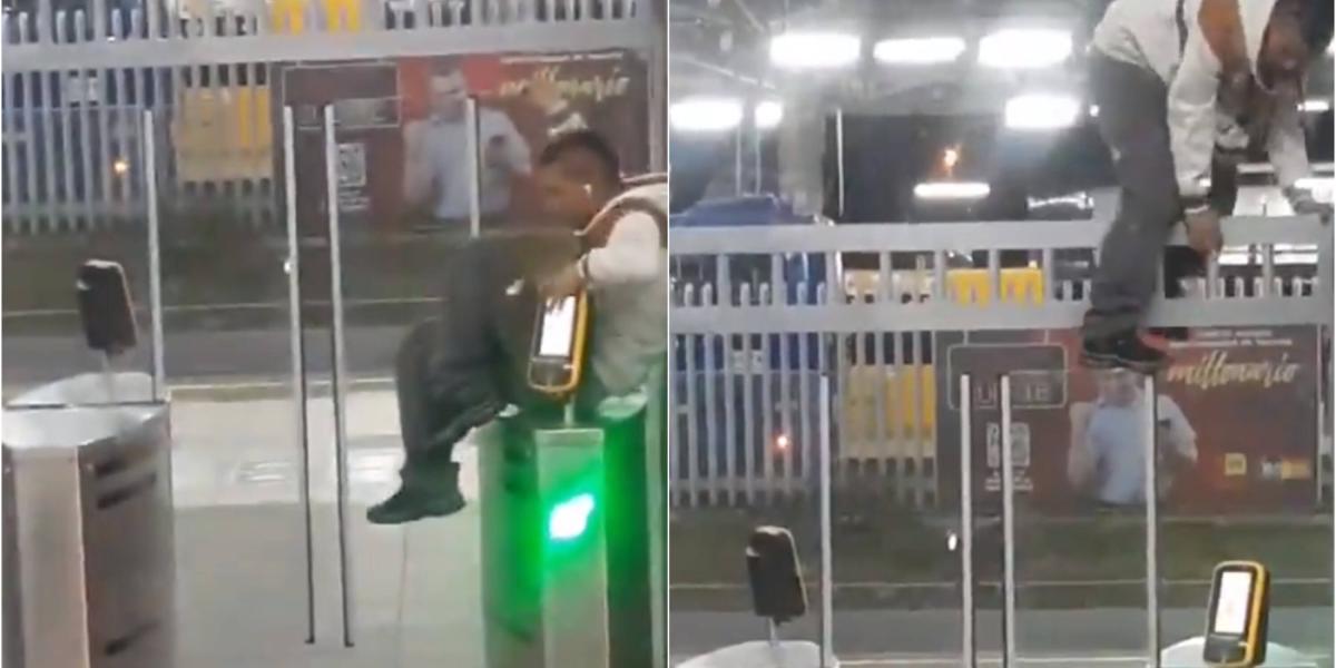 En video: joven trepa 'descaradamente' las puertas del TransMilenio ...