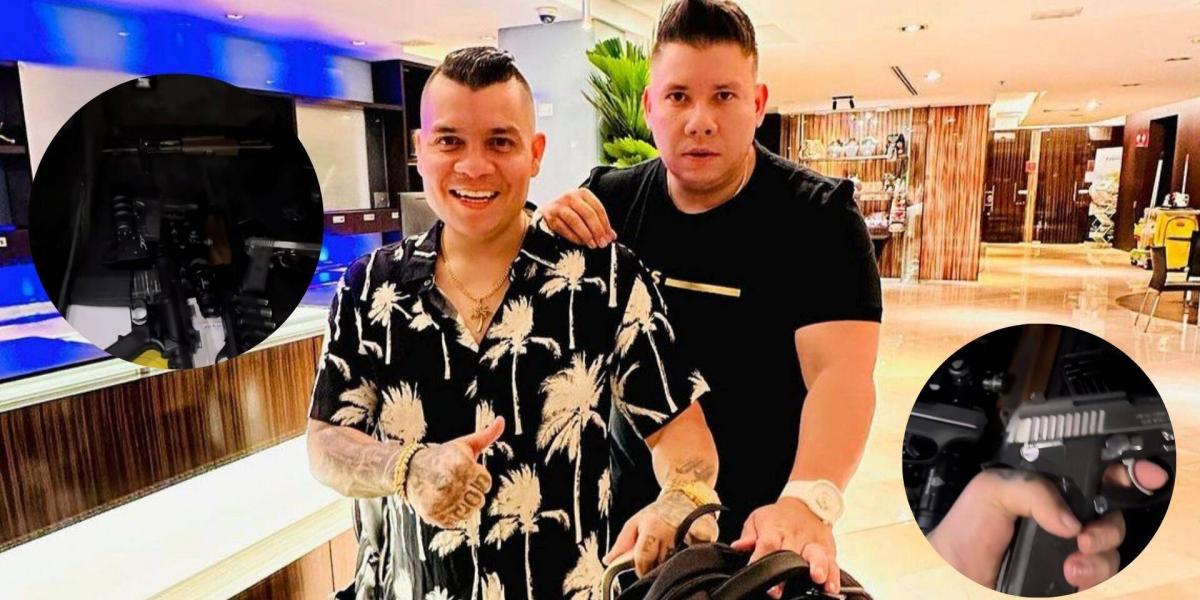 Alzate: habla manager por video del artista portando armas de corto y ...