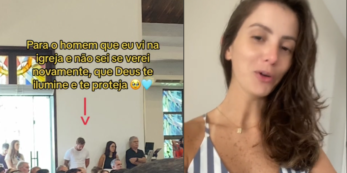 Bendito amor': Mujer vio a hombre en misa y lo buscó con video en ...