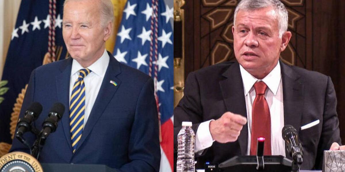 EE. UU.: Biden y rey de Jordania se reunirá para hablar de la guerra en ...