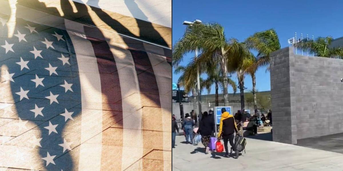 Grabó momento en que les dan asilo en Estados Unidos a varios migrantes ...