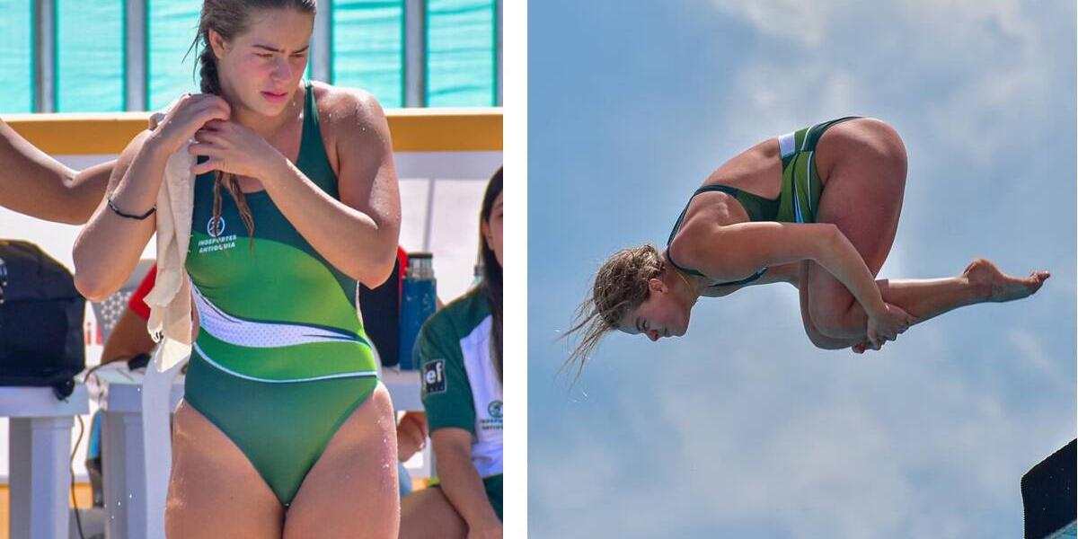 Isabella Gómez, la clavadista colombiana que enseña su disciplina en tiktok