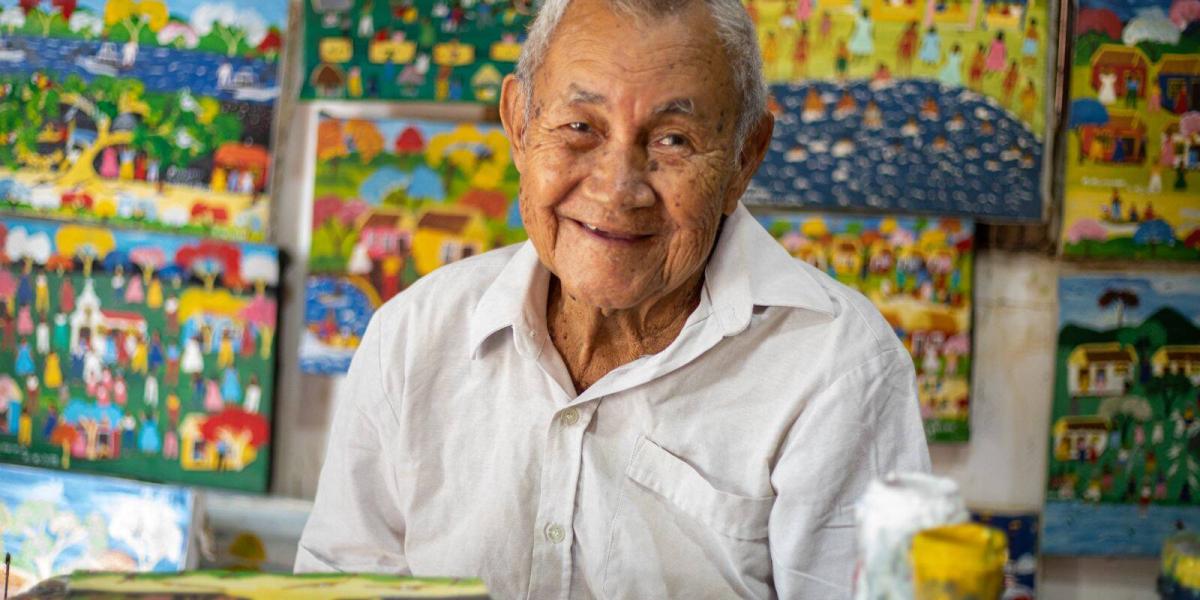 Murió Marcial Alegría, el artista que impulsó el primitivismo en Colombia