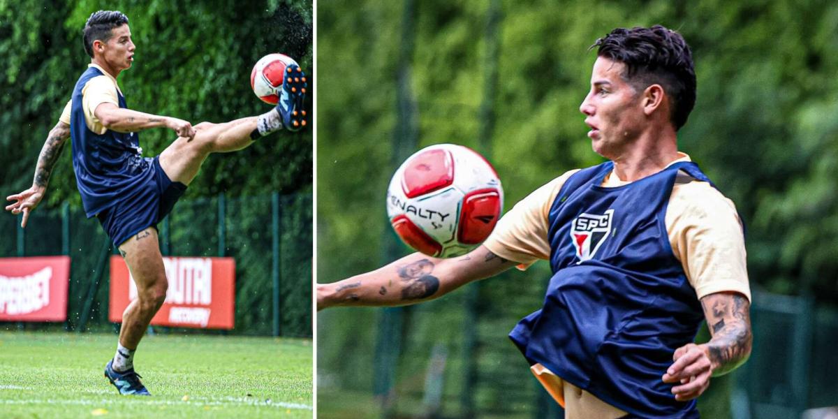 James Rodríguez habla de su regreso y su gol con Sao Paulo en Brasil