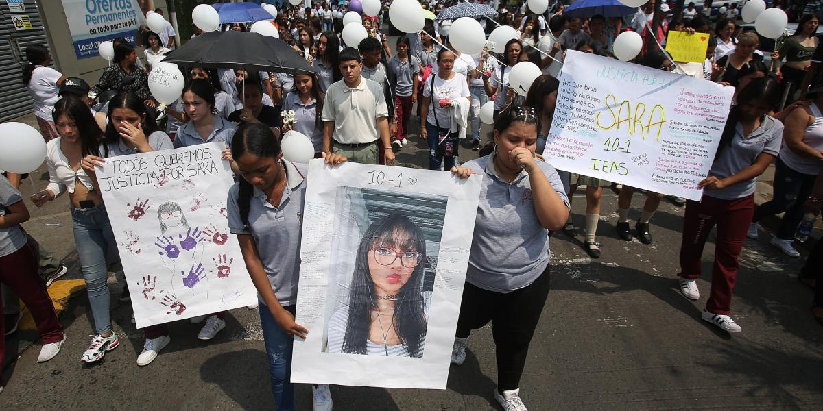 Así fue la despedida de Sara Gil, la menor asesinada en Yumbo