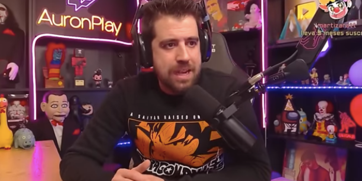 AuronPlay habla de la enfermedad que no le ha permitido hacer streaming