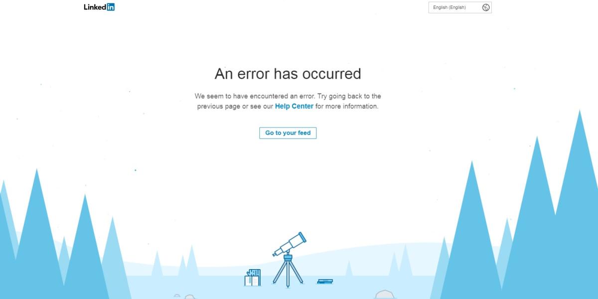 Usuarios reportan caída mundial de LinkedIn