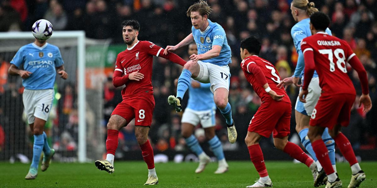 Liverpool vs. Manchester City: goles del partido clave por el título de Premier League