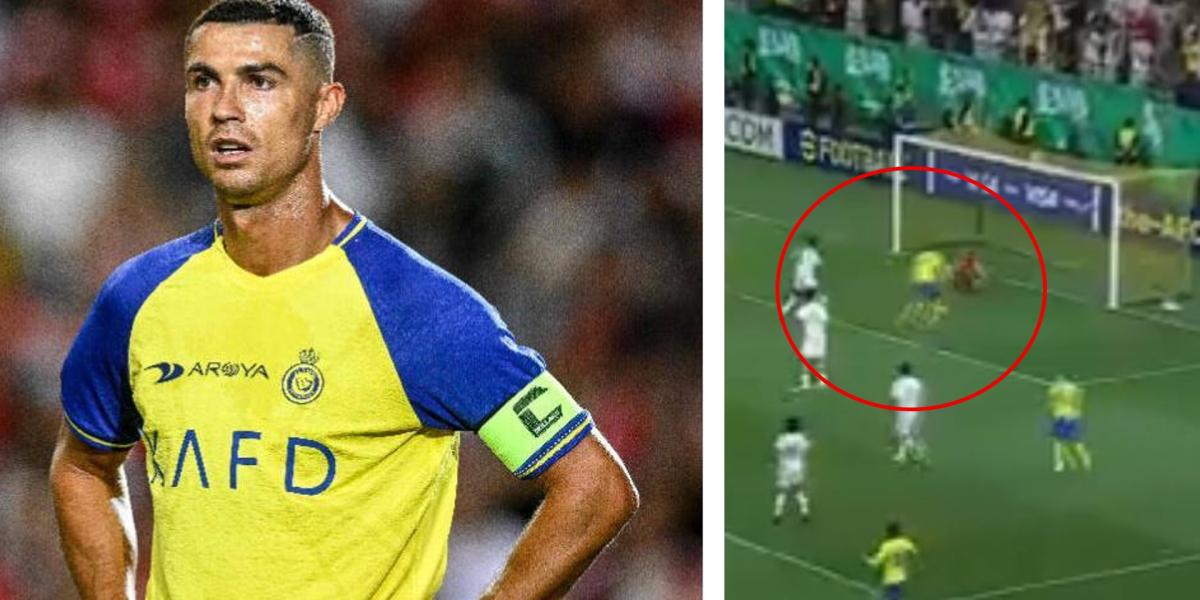 Cristiano Ronaldo también falla: se pierde un gol abajo el arco con Al ...