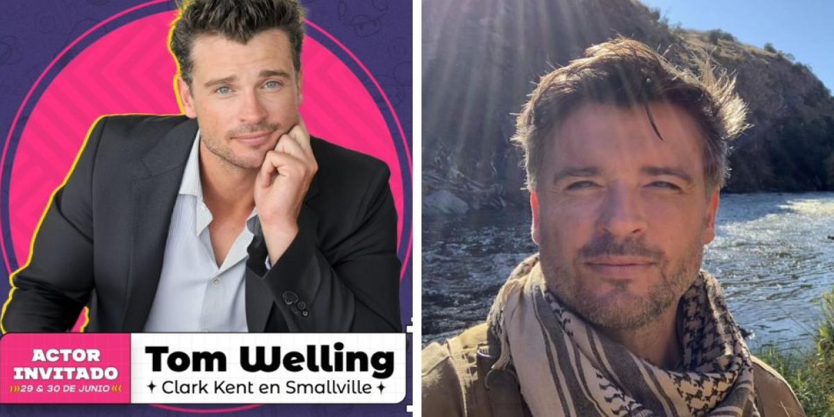 El actor Tom Welling, primer invitado confirmado de Comic Con Colombia 2024