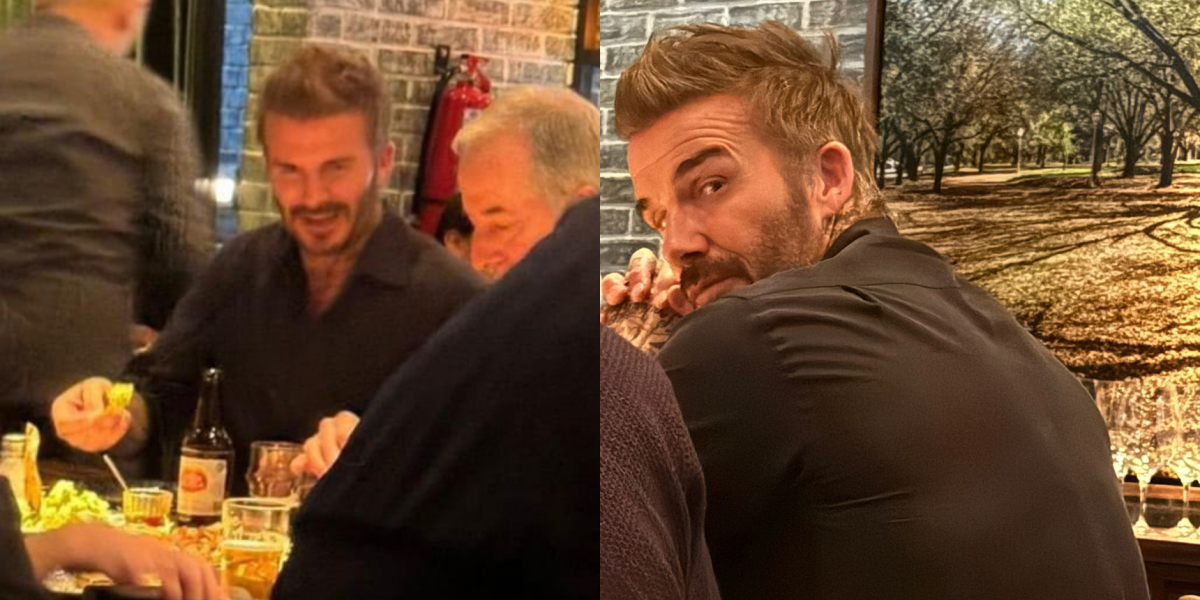 Captan a David Beckham tomándose una Carta Blanca en Monterrey y surgen ...