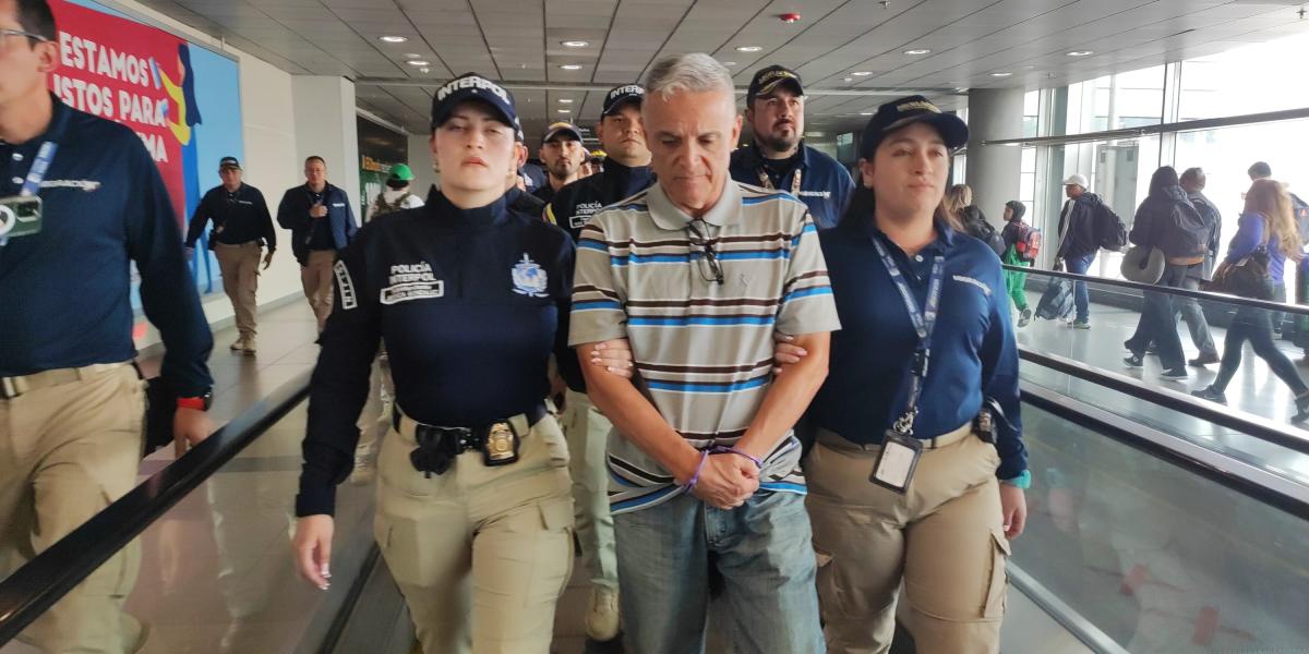 Jaime Saade llegó en calidad de extraditado a Colombia por crimen de ...