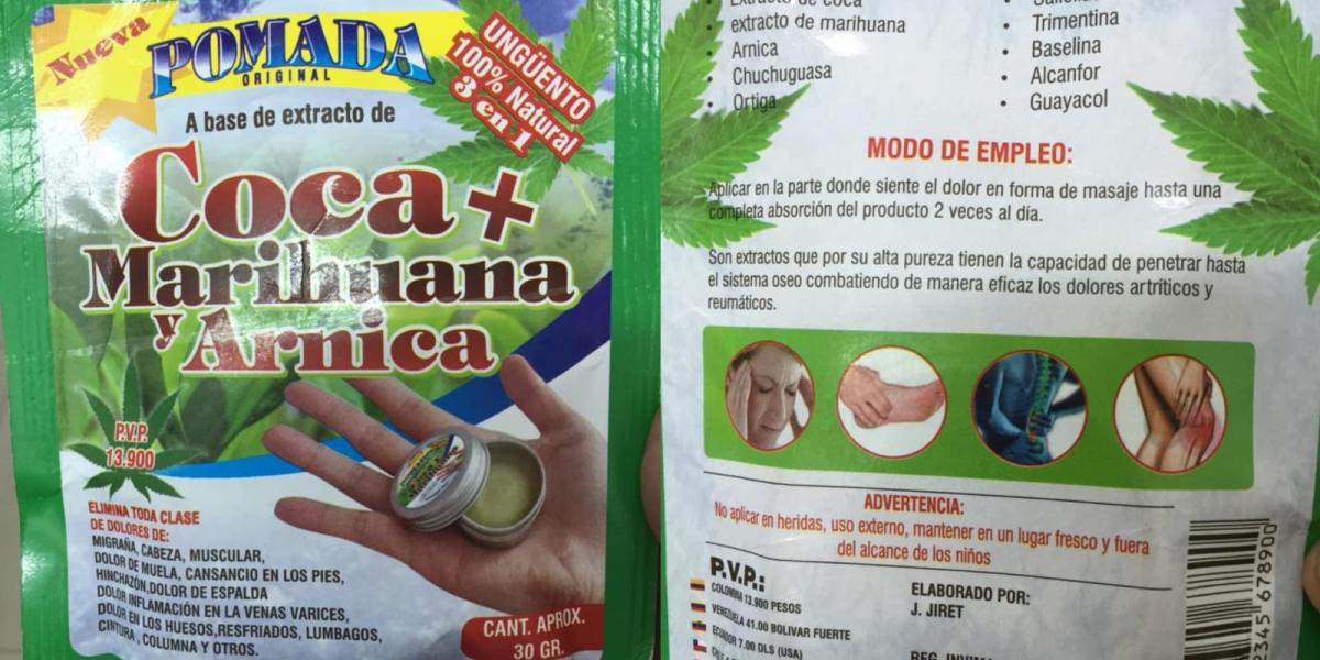 Invima lanza advertencia sobre pomada de coca y marihuana que no cuenta ...