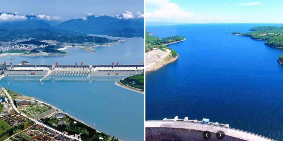 Así se ven y aquí quedan los embalses más grandes de todo el mundo: sus ...