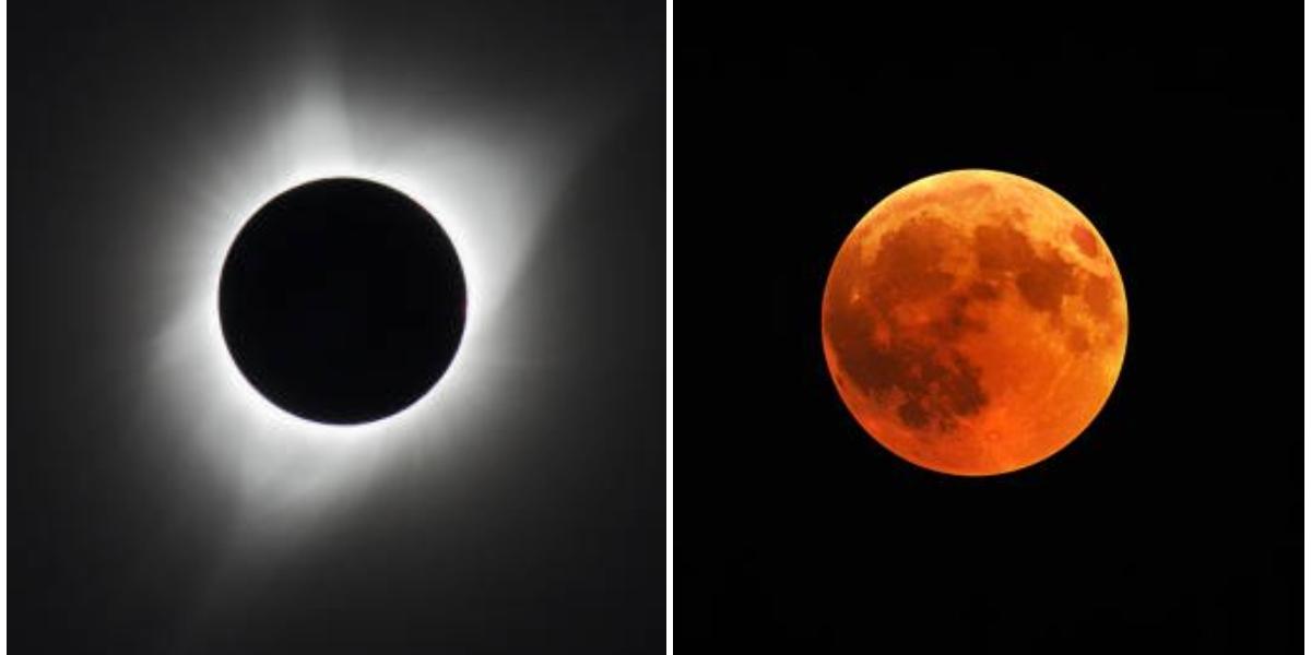 Eclipse solar total y eclipse lunar en 2024: ¿qué días son y desde ...