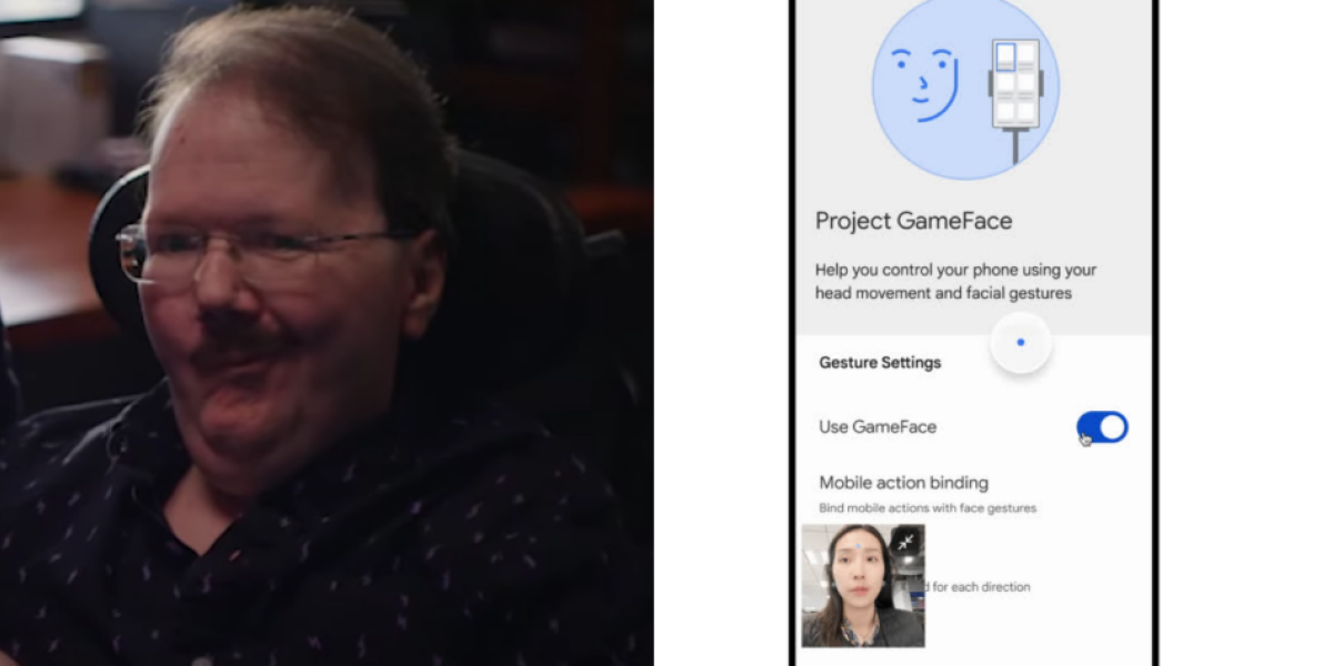 Google lanza Project Gameface en Android, un 'mouse' que permitirá controlar 'apps' y juegos con ...
