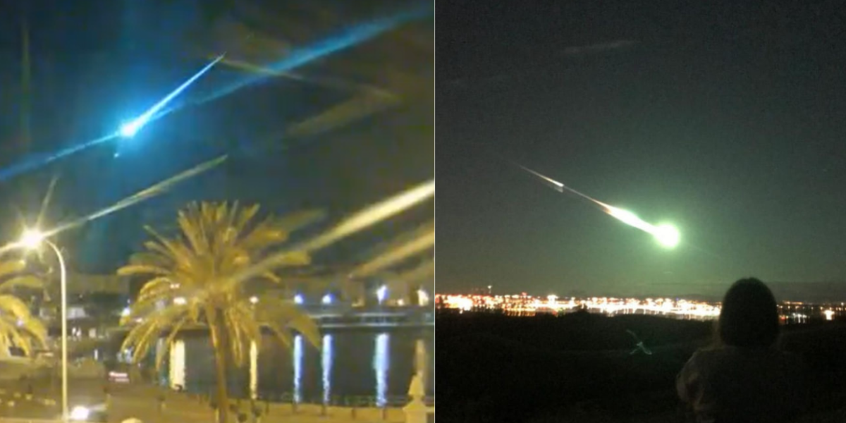 En video: reportan 'increíble' meteorito que atravesó el cielo de ...