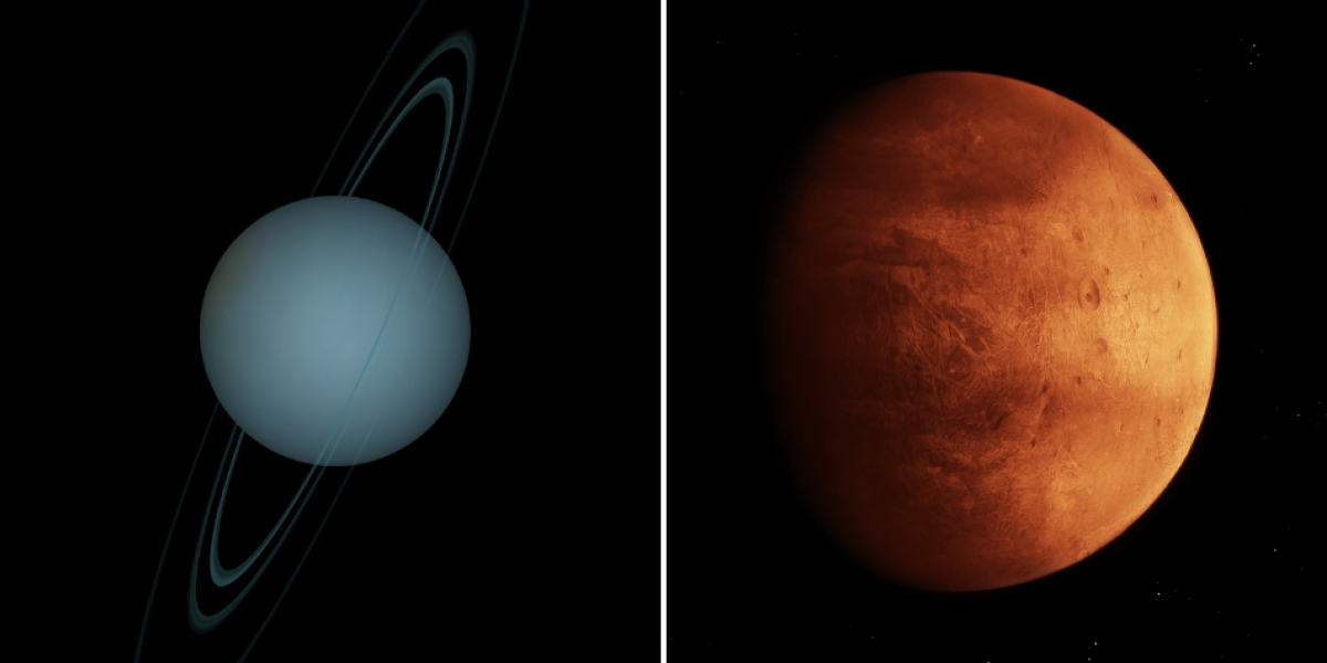 Cuándo y cómo ver la gran conjunción entre Marte y Urano que ocurrirá ...