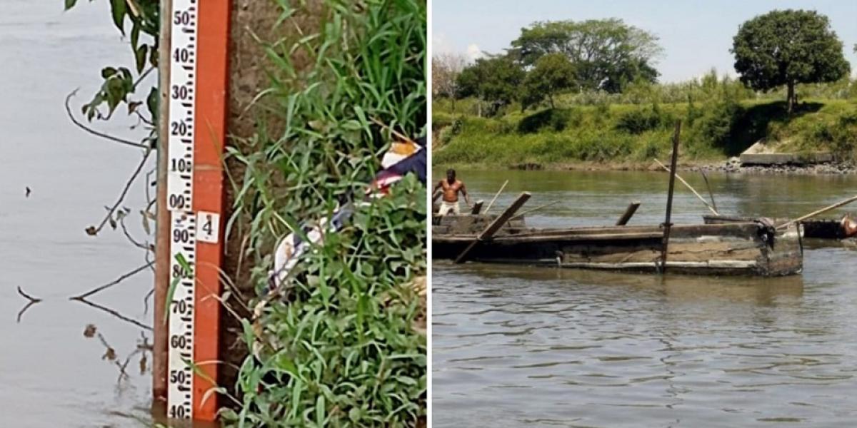 En La Virginia, Risaralda, están en alerta por el nivel del río Cauca y un daño en un tubo madre ...