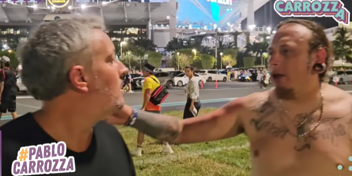 Acalorada discusión entre periodista argentino Pablo Carrozza e hincha ...