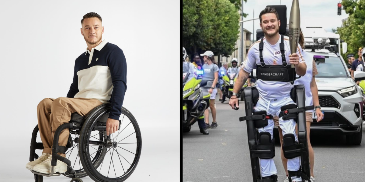 Deportista que lleva once años parapléjico cargó la antorcha olímpica ...