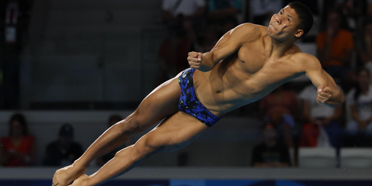 París 2024: Luis Felipe Uribe brilló en la final de clavados 3 metros, el colombiano ganó ...