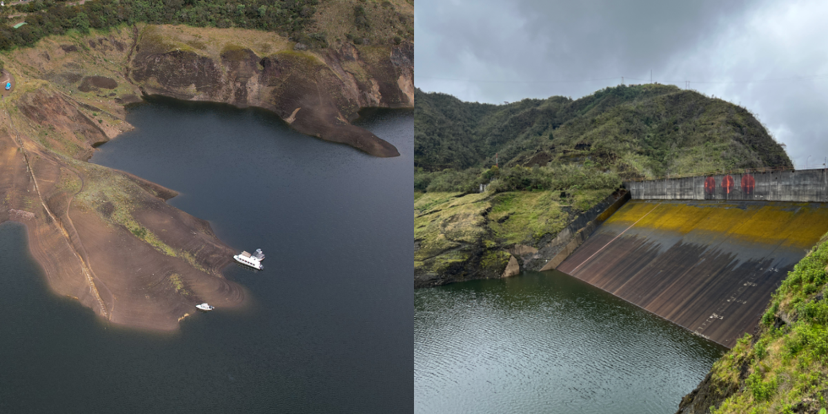 Video muestra el alarmante estado del embalse de Chuza, que surte de ...