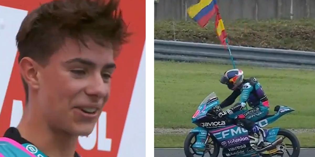 Video | David Alonso festejó con locura su título mundial de Moto3 ...
