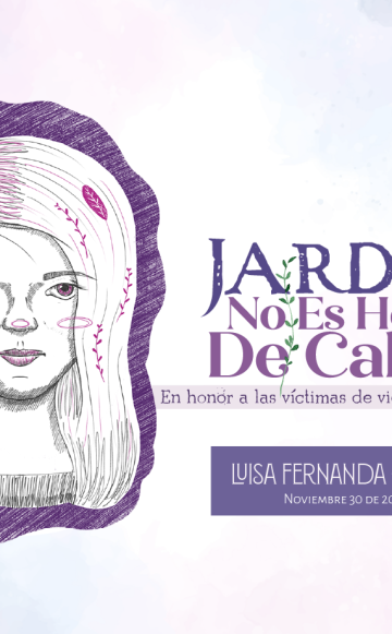 Luisa Fernanda Ovalle: árbol en Jardín No Es Hora De Callar en homenaje ...