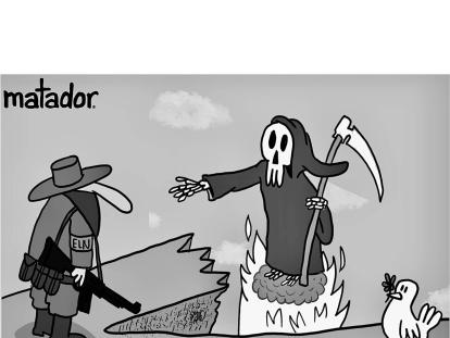 Caricatura de Matador: El camino largo y el corto