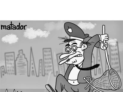 Caricatura de Matador: Se dejó engatusar