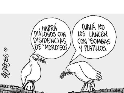 Por la 'paz total' - Caricatura de Guerreros