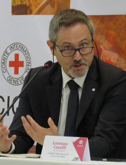 Lorenzo Caraffi de CICR habla del balance de situación humanitaria de ...