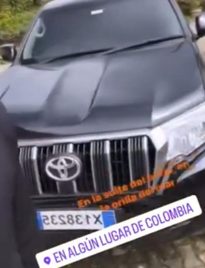 La Lujosa Camioneta Con Placas Diplomáticas En La Que Se Movía Italiano