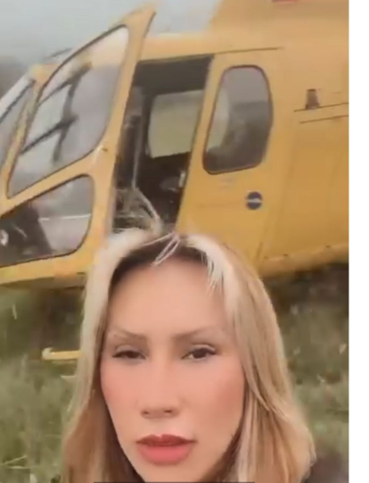 ¿De quién es el helicóptero en el que voló la consejera Sandra Ortiz ...