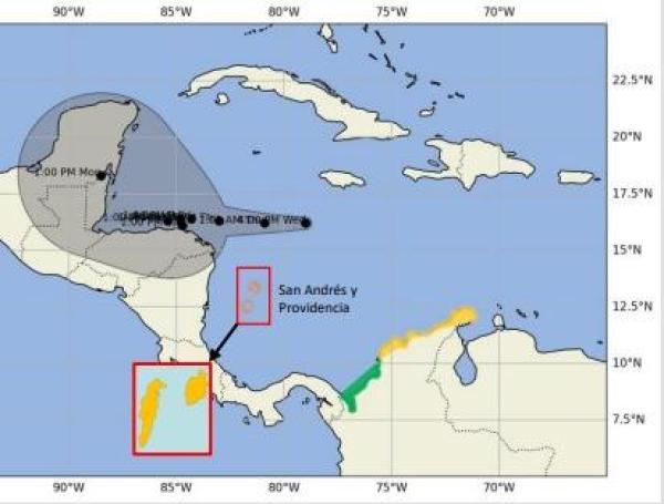 Tormenta tropical Sara impactaría a cinco departamentos en el Caribe de ...