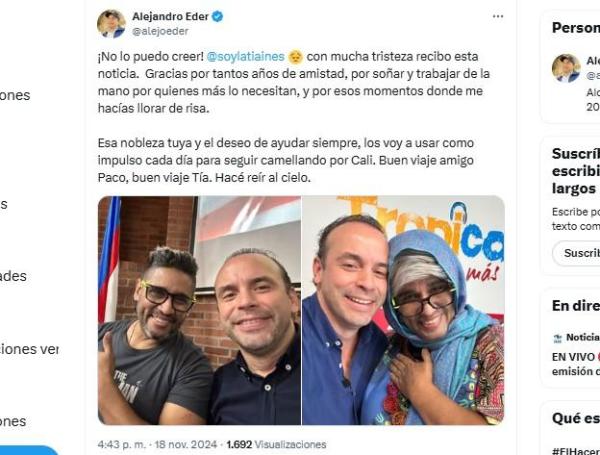 Murió el locutor Francisco 'Paco' Ramírez, conocido por su personaje de ...