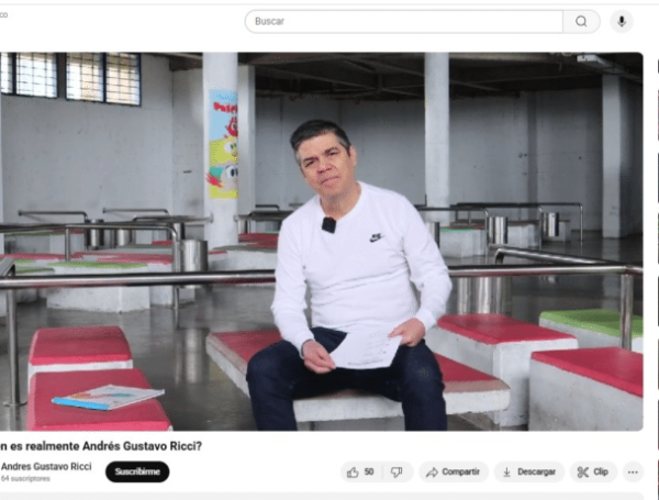 Rechazo por videos desde la cárcel de Andrés Ricci, condenado por ...