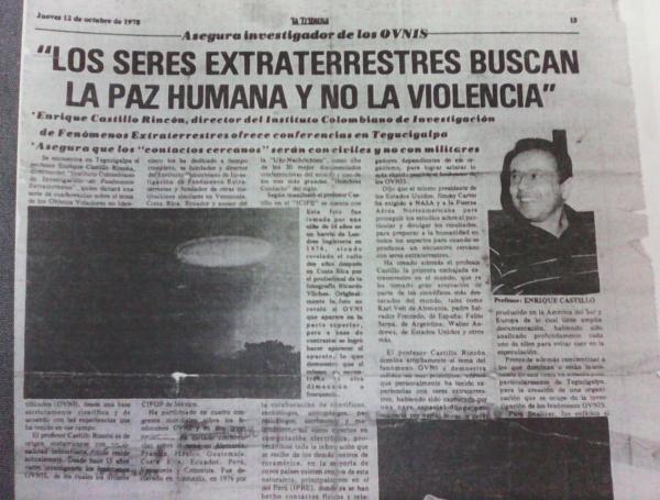 Historia de Enrique Castillo, contactado por extraterrestres en Colombia