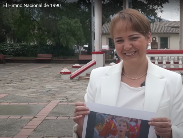 Así se ve la niña del video del himno nacional que se grabó en los 90