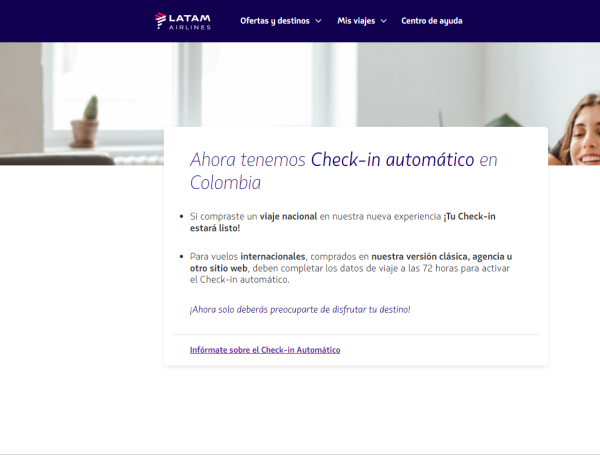 Latam: ¿qué hacer en caso que no logre hacer el ‘Check-in’ en Línea?