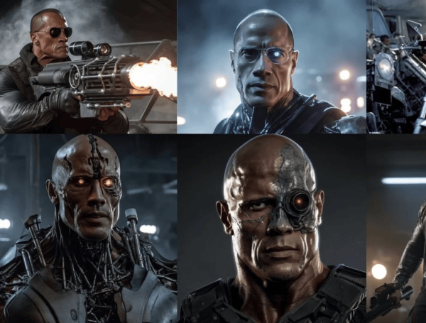 Así sería 'Terminator' con 'la Roca', Tom Holland y Jenniffer Lawrence