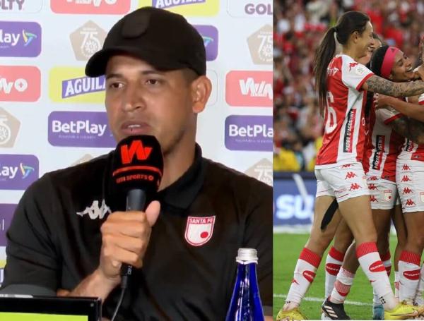 Ómar Ramírez: este es el técnico de Santa Fe campeón de la Liga Femenina