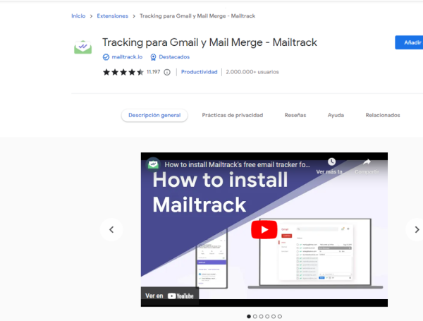 Mailtrack, la extensión de Gmail que le avisa cuando un correo fue leído