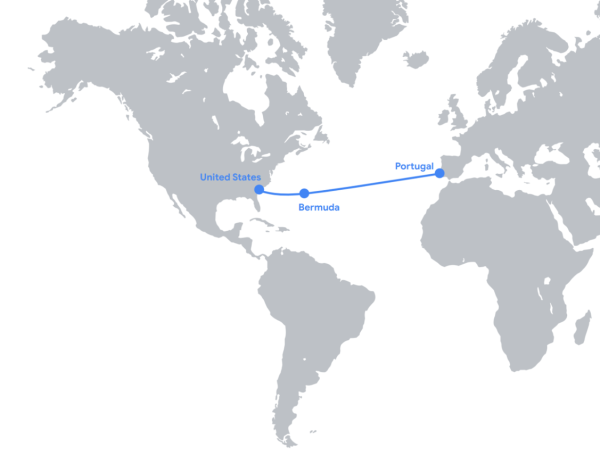 Nuvem, el cable submarino Google que conectará Portugal, las islas ...