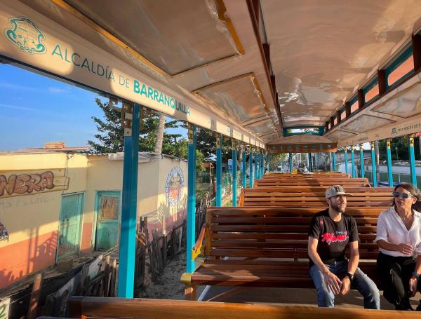 Llegó el primero de los dos trenes turísticos que tendrá Barranquilla