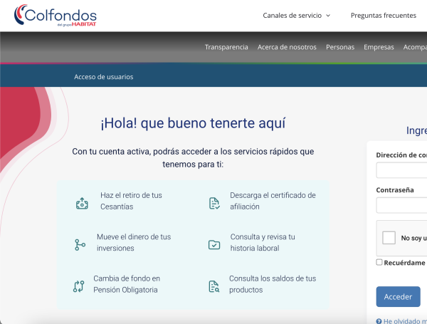 Colfondos: ¿cómo saber mis semanas cotizadas?