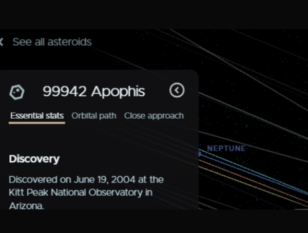 ¿Asteroide Apophis destruiría la Tierra en 2029? Los cálculos de la Nasa