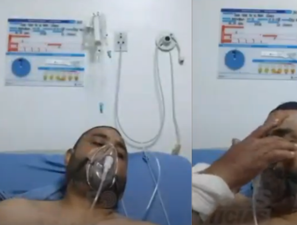 Las fotos en el hospital de Iván José de la Rosa, señalado feminicida ...