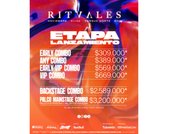 Medellín será el escenario de Ritvales 2025: el festival de música ...